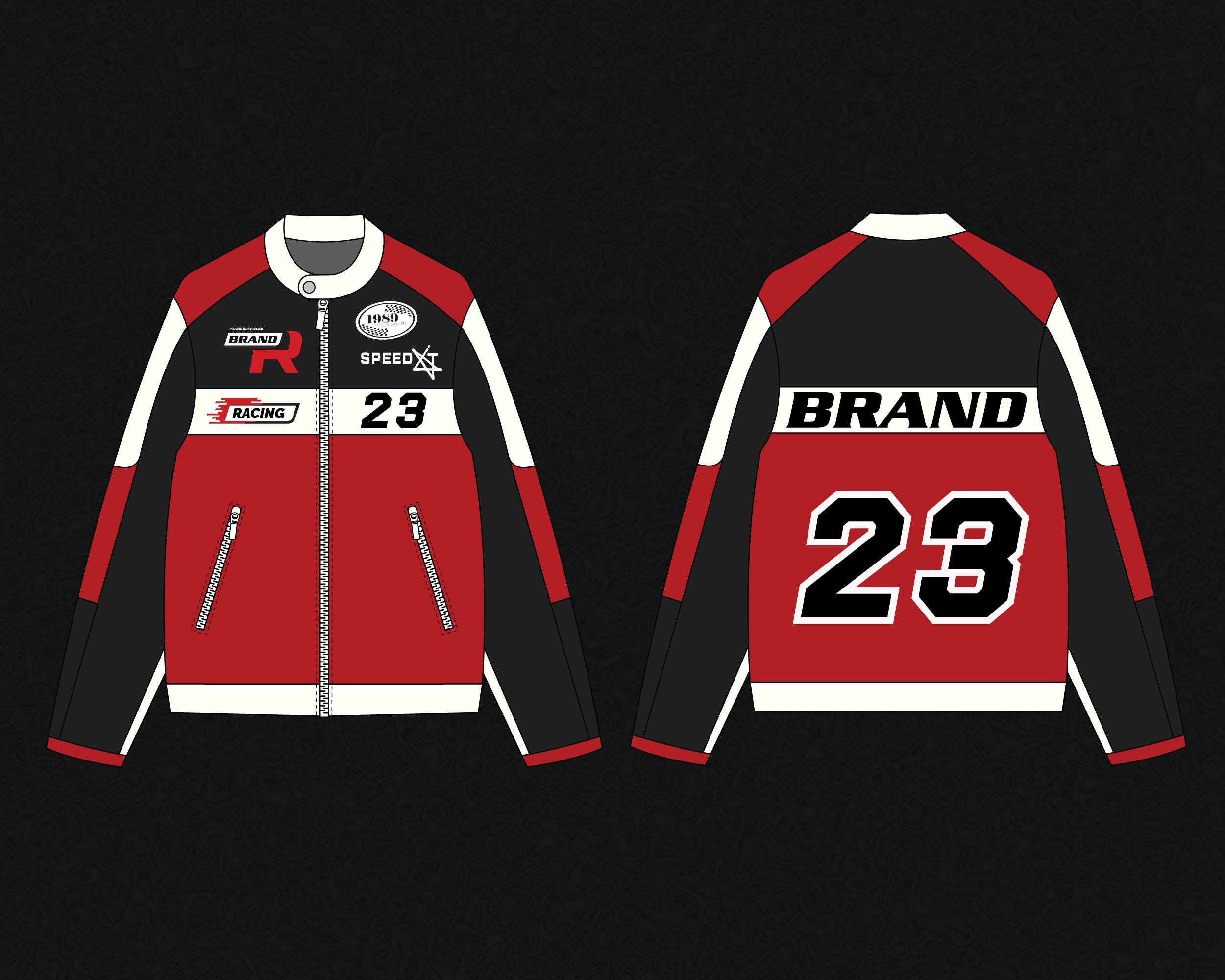 Biker Racing Jacket Vector Mockup Pack: Clothing Tech Pack (AI, PNG) - Etsy