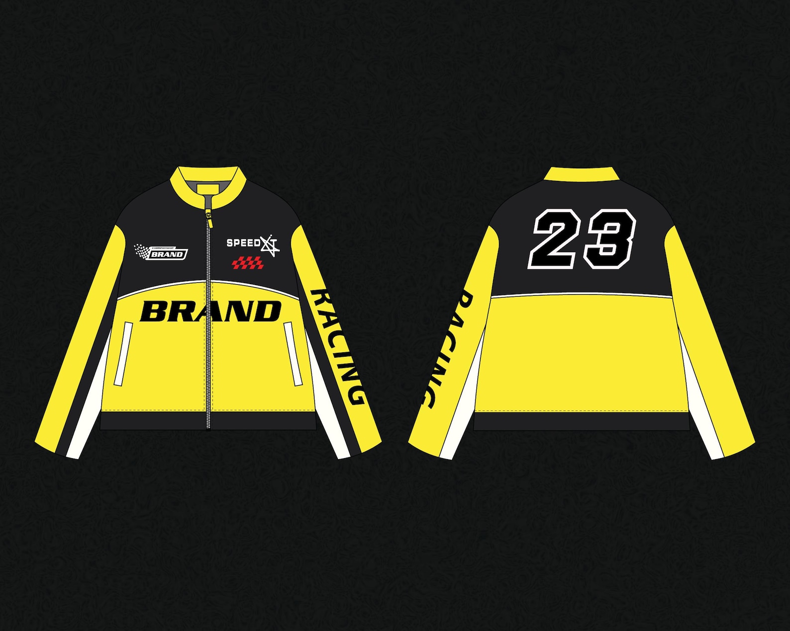 Biker Racing Jacket Vector Mockup Pack: Clothing Tech Pack (AI, PNG) - Etsy