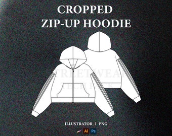 Streetwear Zip up Hoodie Vector Mockup Streetwear Hoodie Mockup Hoodie ...