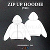 Distressed Full Zip Hoodie Mockup - Etsy UK