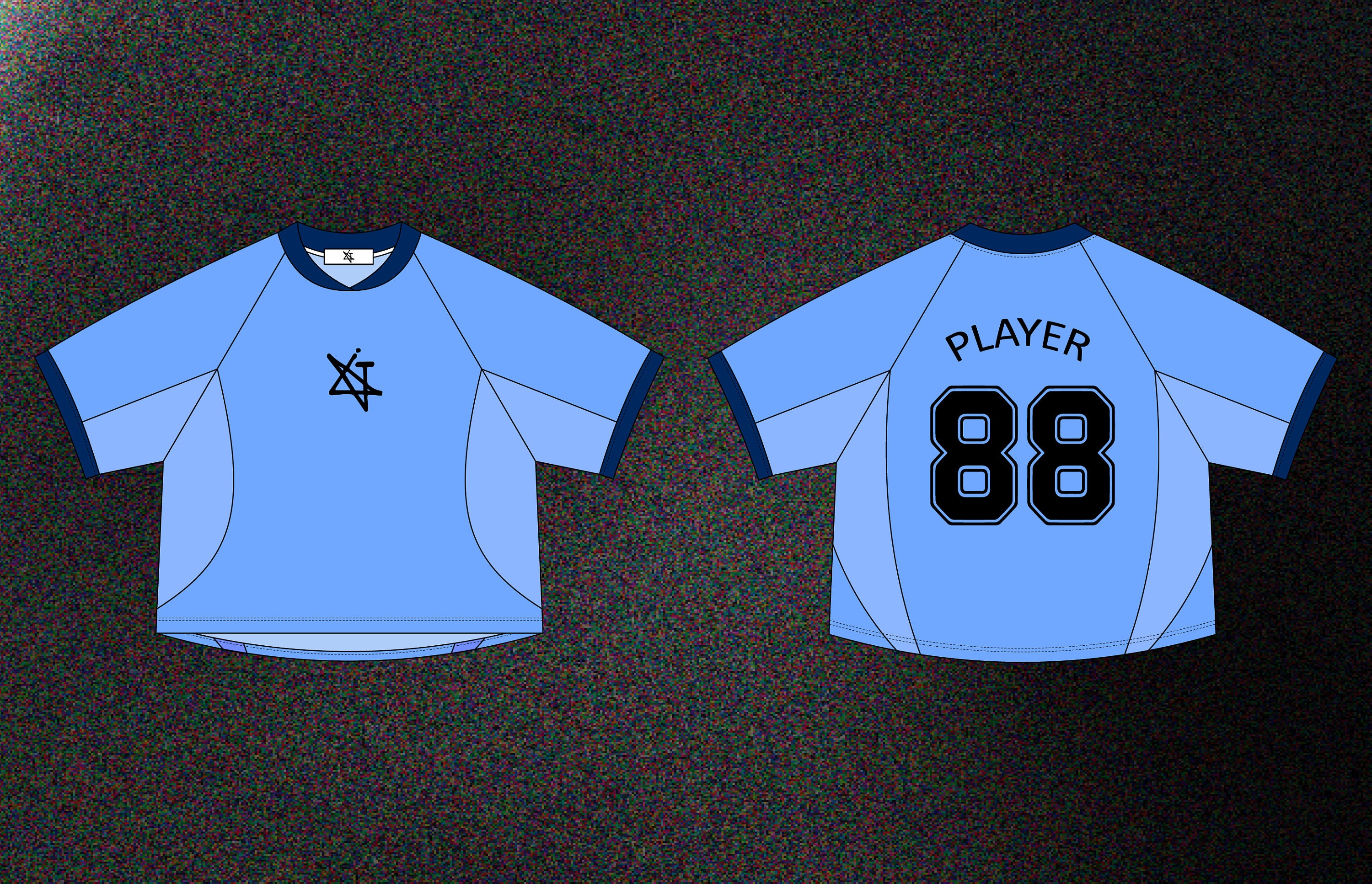 Cropped Football Jersey Vector Mockup: Streetwear Tech Pack (AI, PNG ...