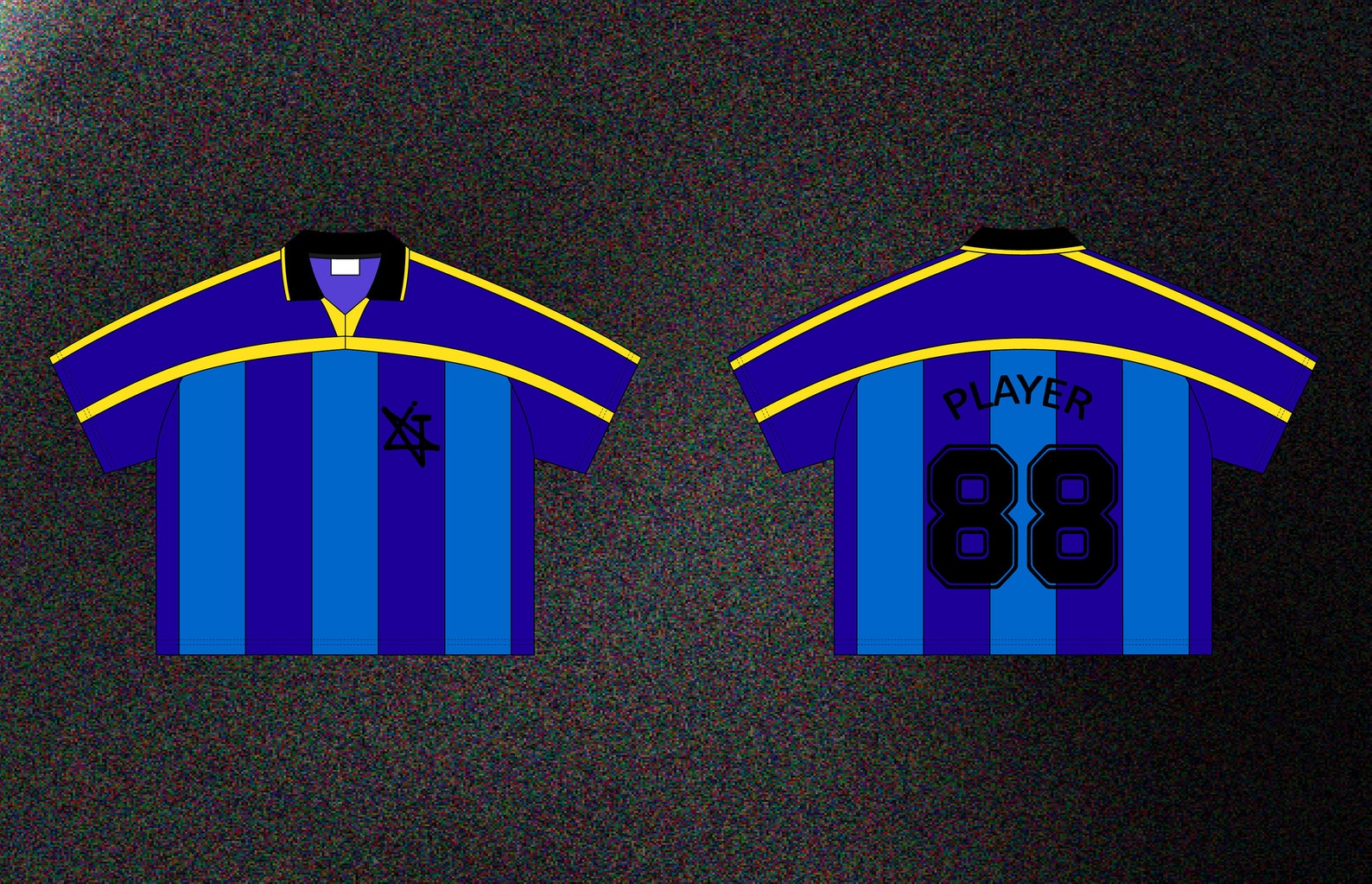 Streetwear Cropped Football Jersey Vector Mockup: Fashion Tech Pack (AI ...