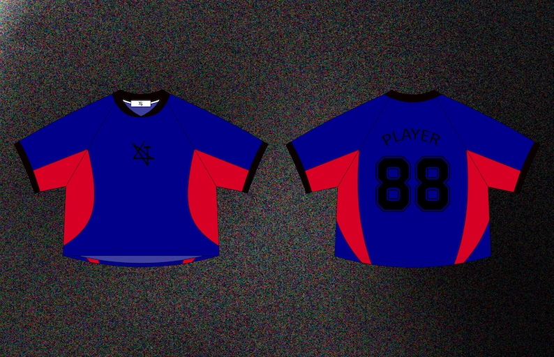 Cropped Football Jersey Vector Mockup: Streetwear Tech Pack (AI, PNG ...