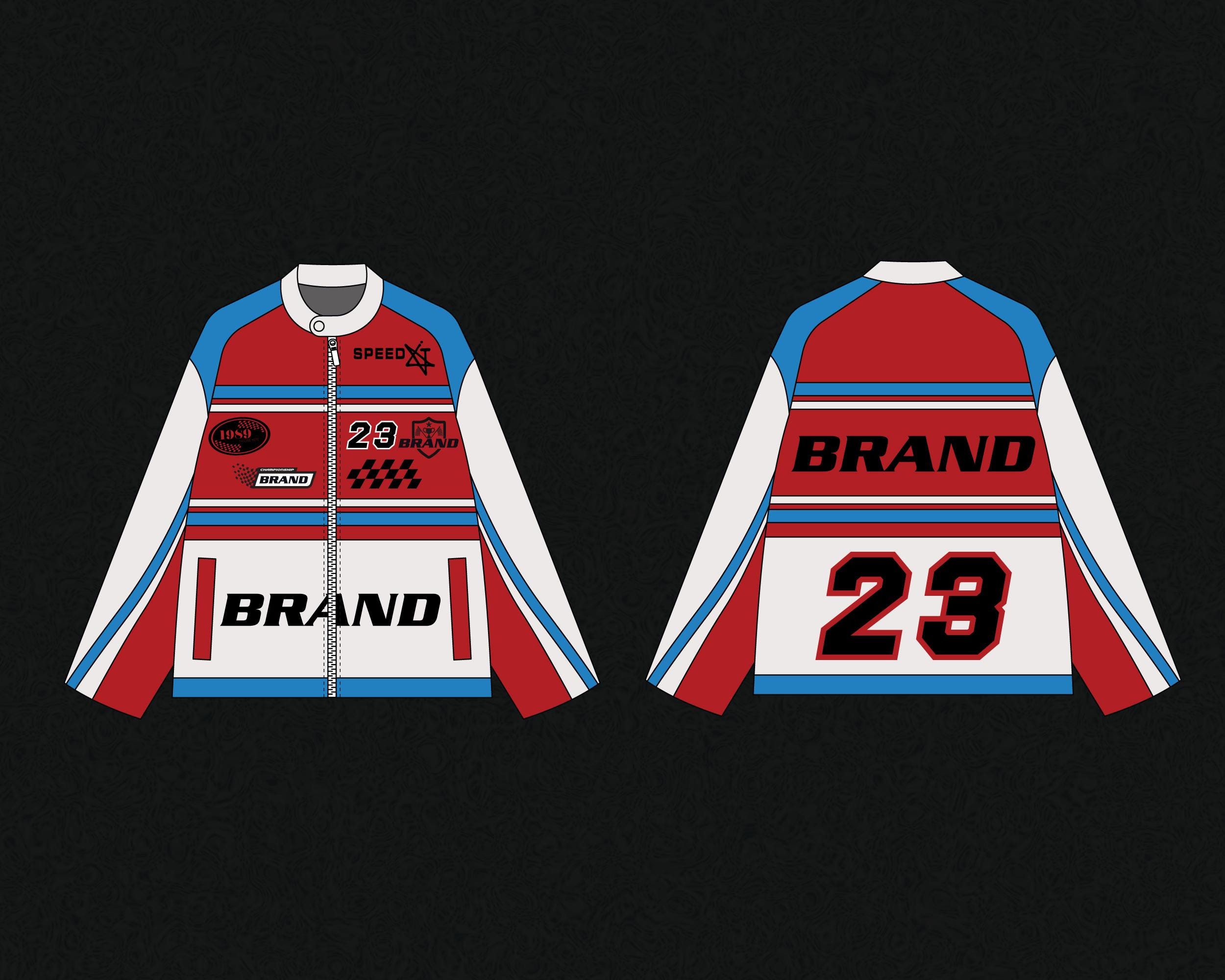 Biker Racing Jacket Vector Mockup Pack: Clothing Tech Pack (AI, PNG) - Etsy