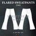 Flared Sweatpants Vector Mockup: Streetwear Clothing Design ...