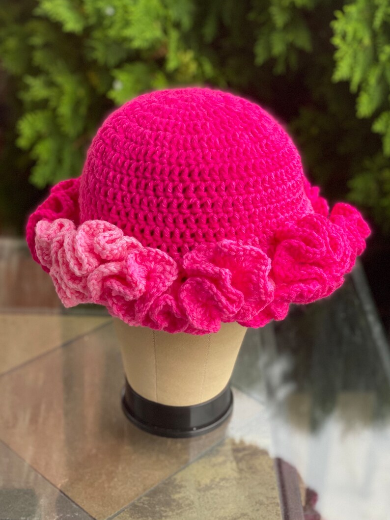 Crochet Ruffle Hats - Etsy
