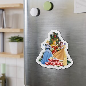 Disney Princess Christmas Tree Magnets unique Die-cut Design for ...