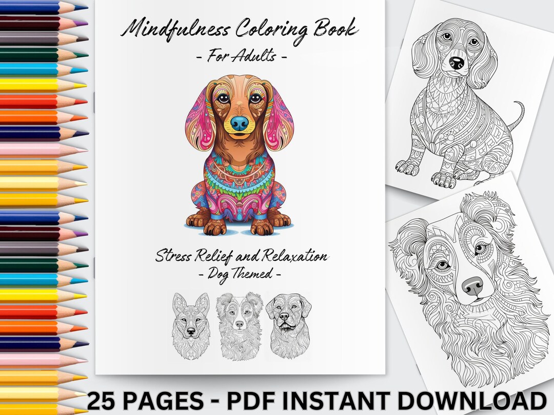 Mindfulness Mandala Coloring Book for Adults Printable PDF Download ...