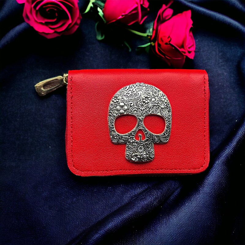 Skull Wallet - Etsy
