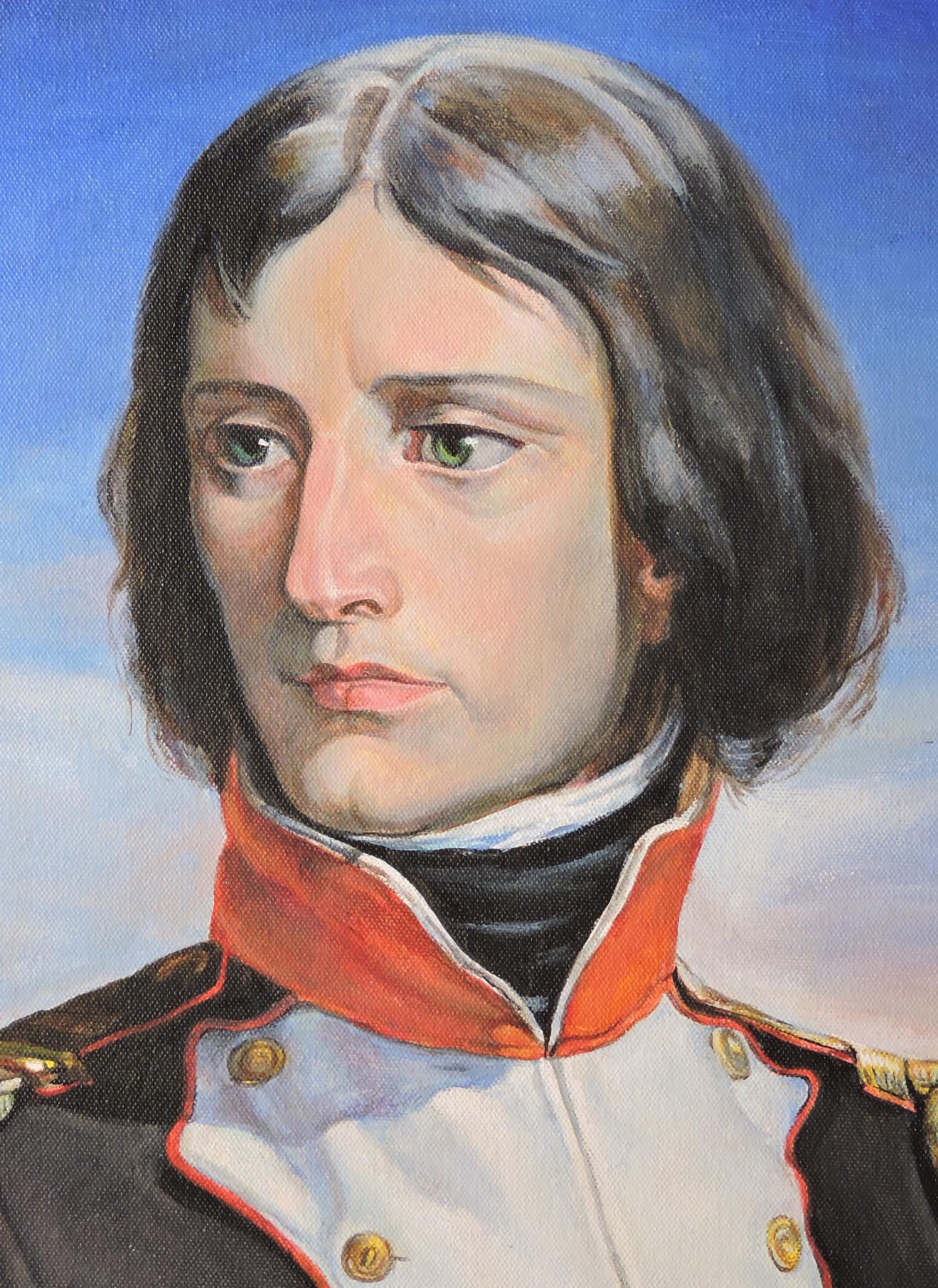 Young Napoleon Bonaparte" Museum Quality Hand-painted Oil Reproduction ...