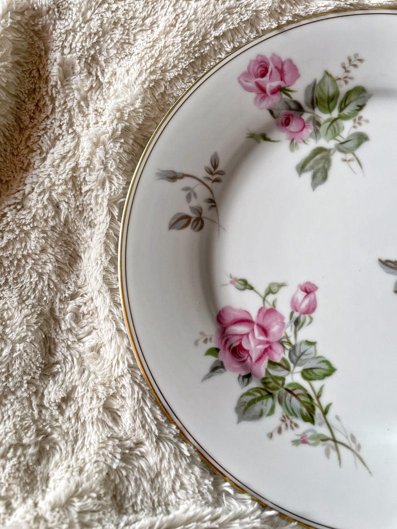 Noritake Fine China Pattern "rosa" #5460 Dinner Plate With Pink Roses ...