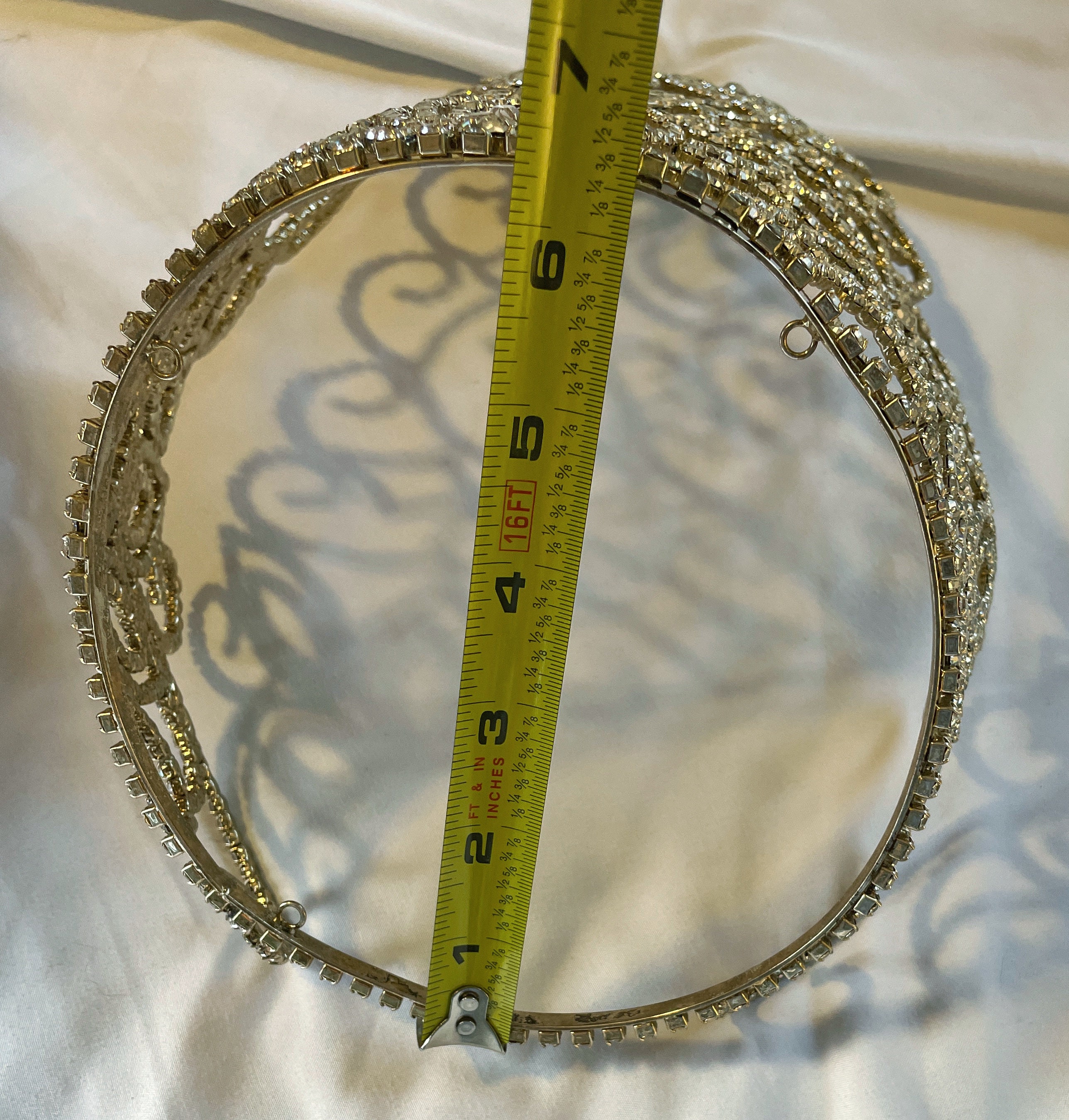 Spectacular 11 Pageant Drag Crown Tiara With Rhinestones - Etsy