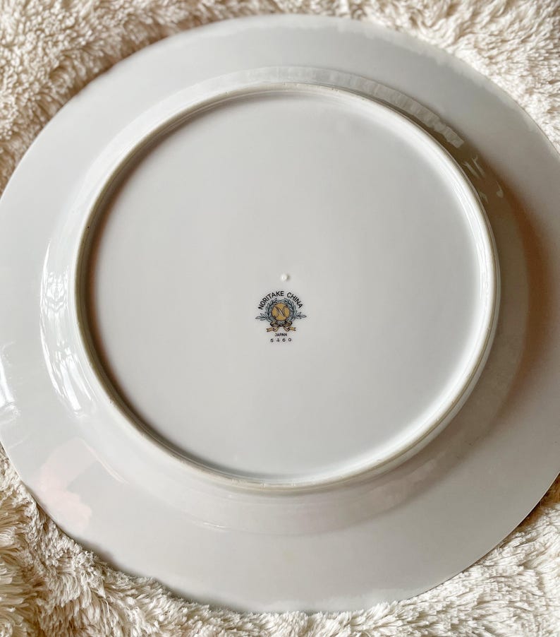 Noritake Fine China Pattern "rosa" #5460 Dinner Plate With Pink Roses ...