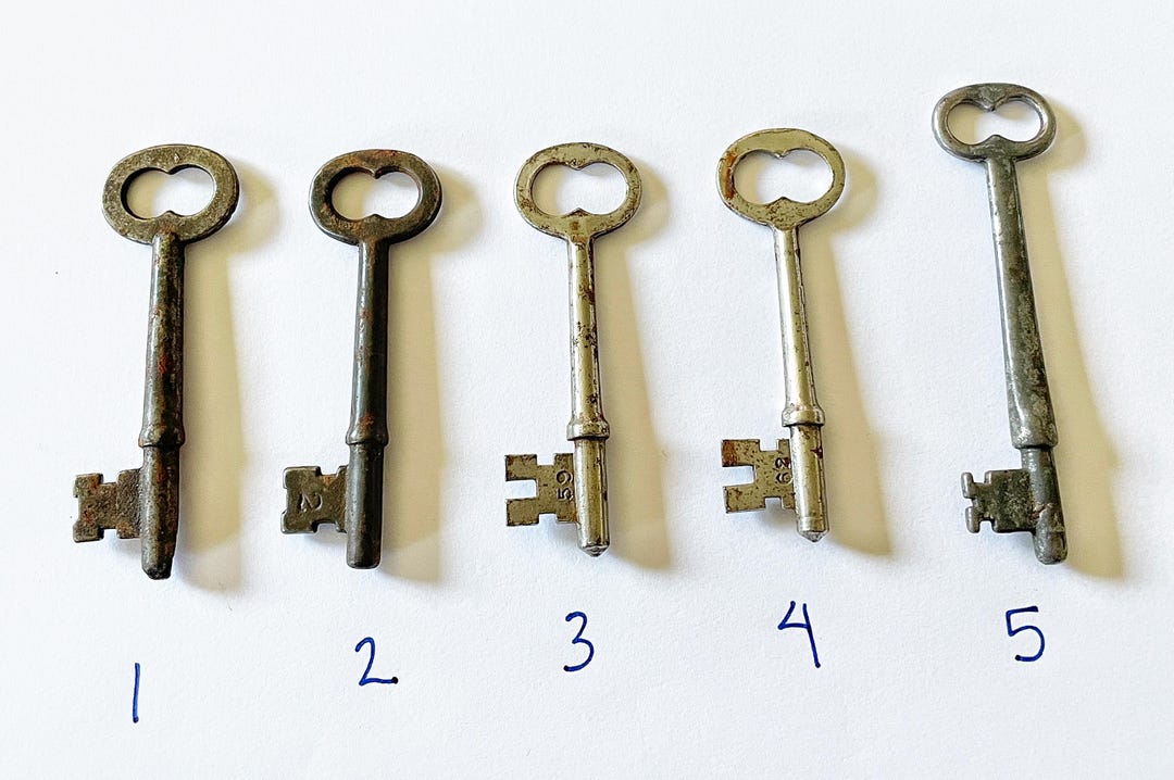 Antique Skeleton Key - Various - Etsy