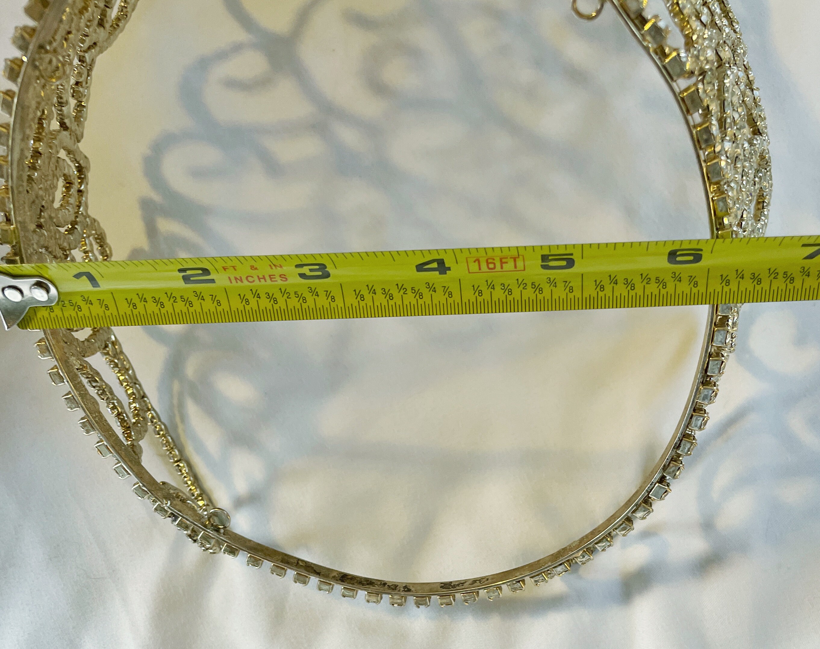 Spectacular 11 Pageant Drag Crown Tiara With Rhinestones - Etsy