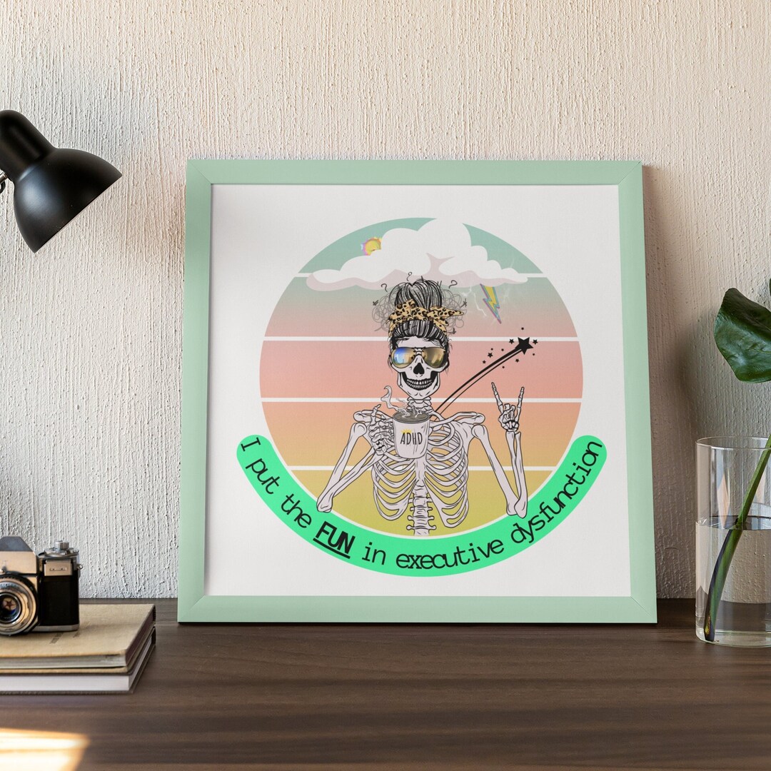 ADHD PNG SVG I Put the Fun in Executive Dysfunction - Etsy Canada