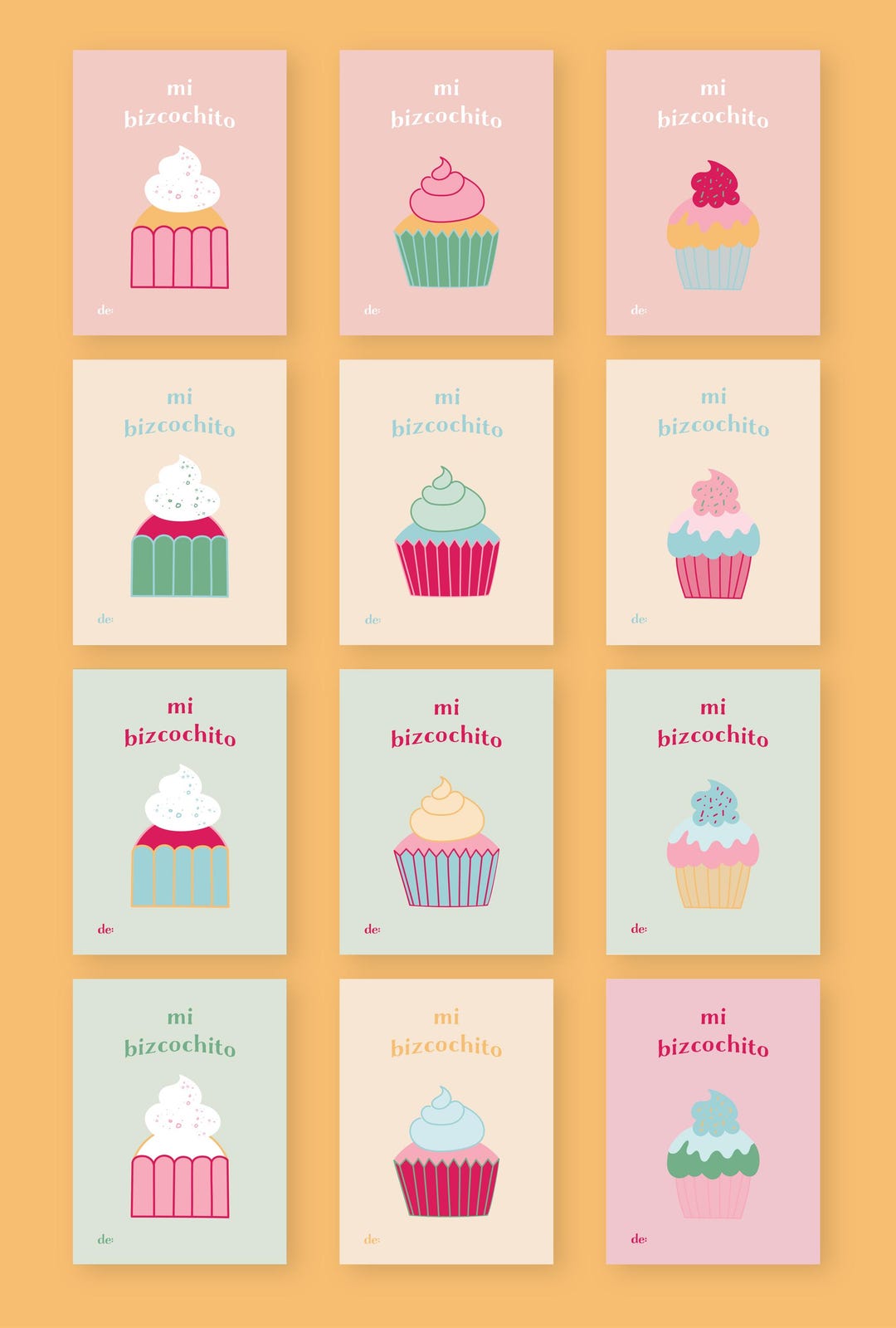 Mi Bizcochito Valentine Card | Instant Download | Printable Spanish San ...