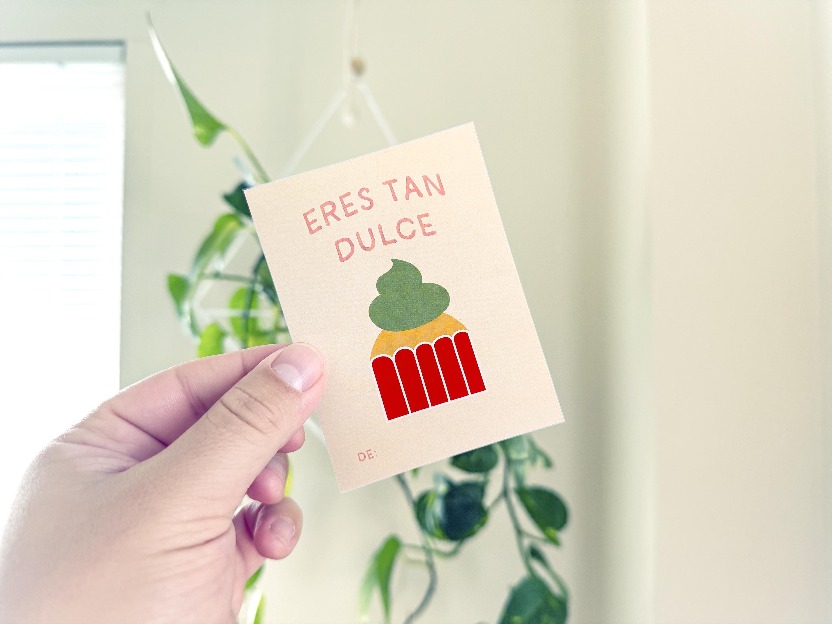 Candy Valentine Card Printable | Instant Download | Spanish Valentine's ...