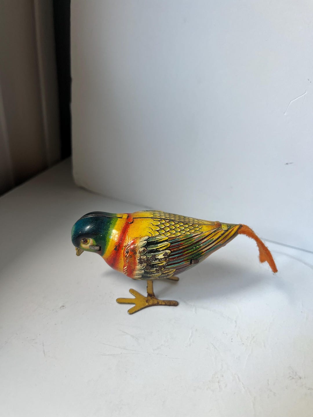Vintage Kohler Germany Wind up Tin Toy Bird, No Key - Etsy