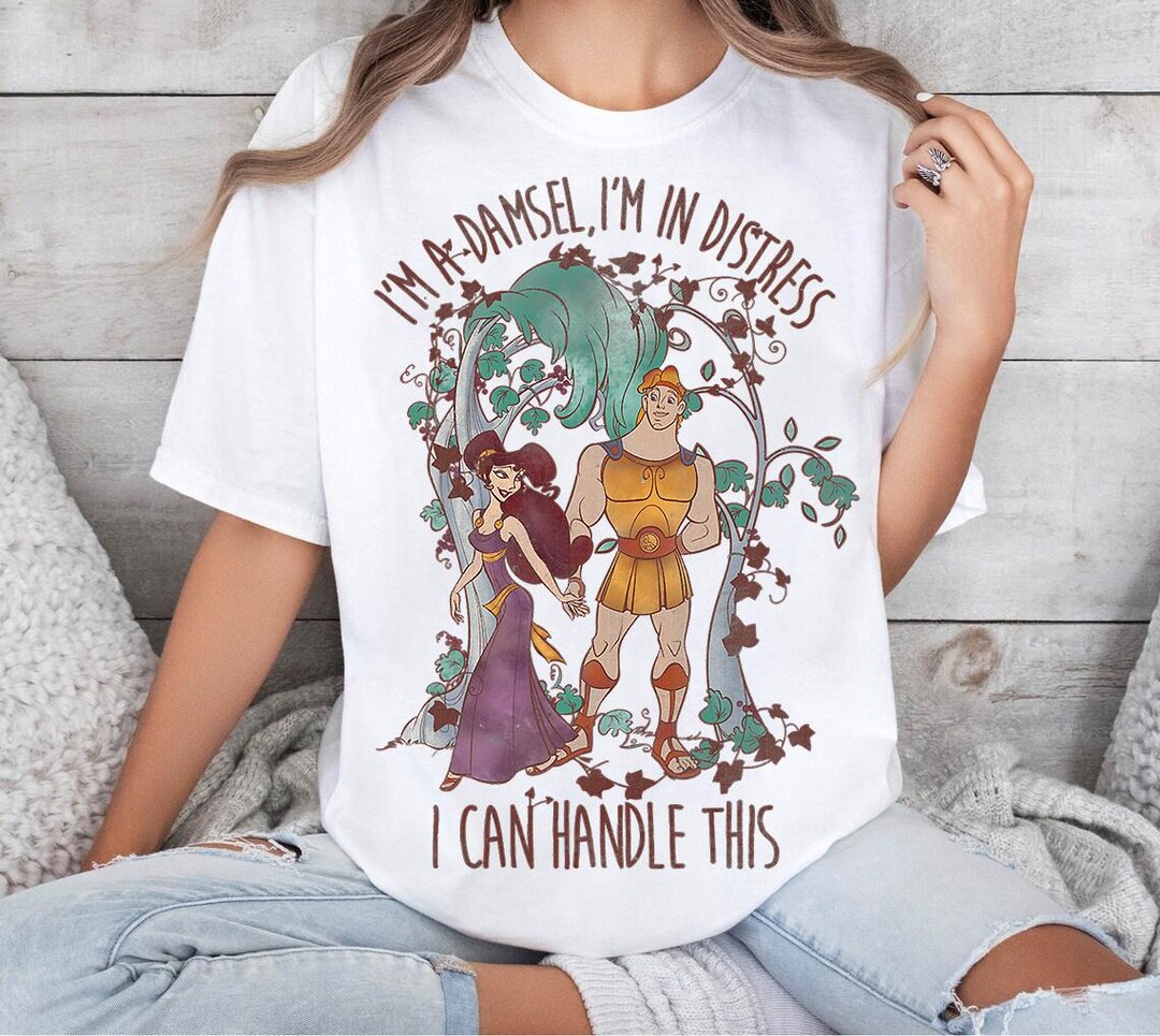 Disney Hercules Megara I'm in Distress I Can Handle This Shirt, Comfort ...