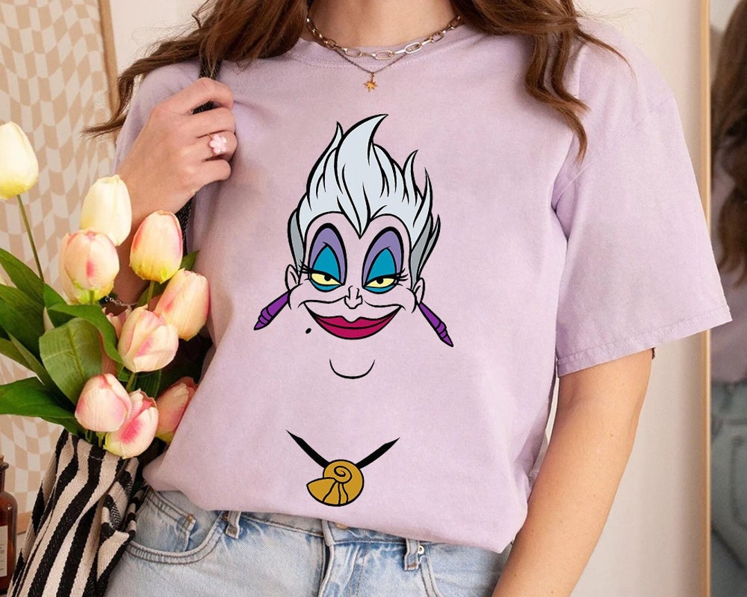 Disney Villain Ursula Portrait Classic Shirt, Comfort Color, Disney ...