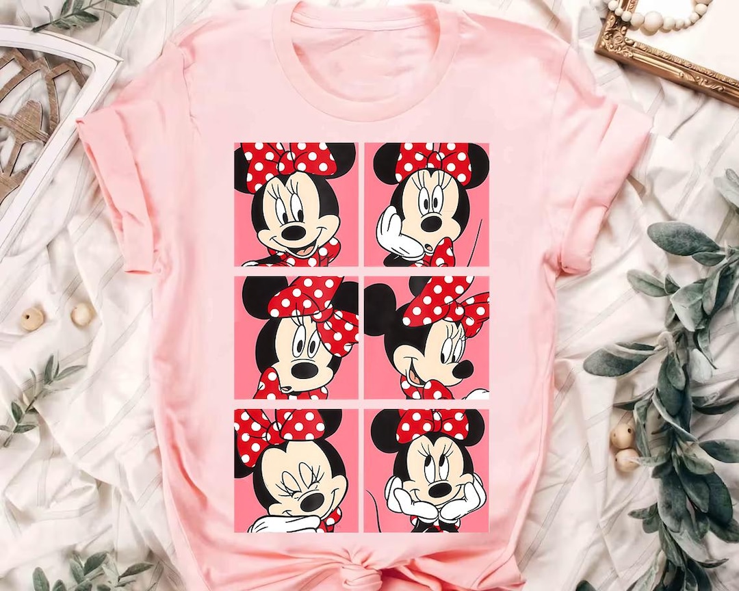 Disney Minnie Mouse Cute and Funny Emotions Shirt, Mickey and Friends ...
