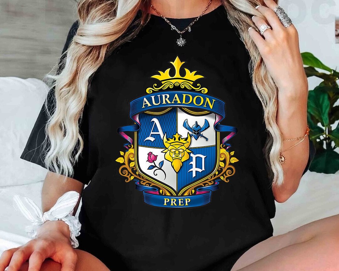 Disney Descendants Auradon Prep Crest T-shirt, Funny School Logo WDW ...