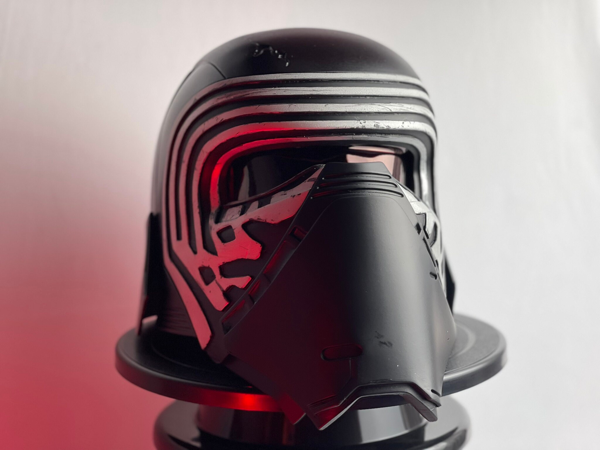 Kylo Ren DIY Hemet Kit Unfinished or Finished 3D Printed With Lens - Etsy