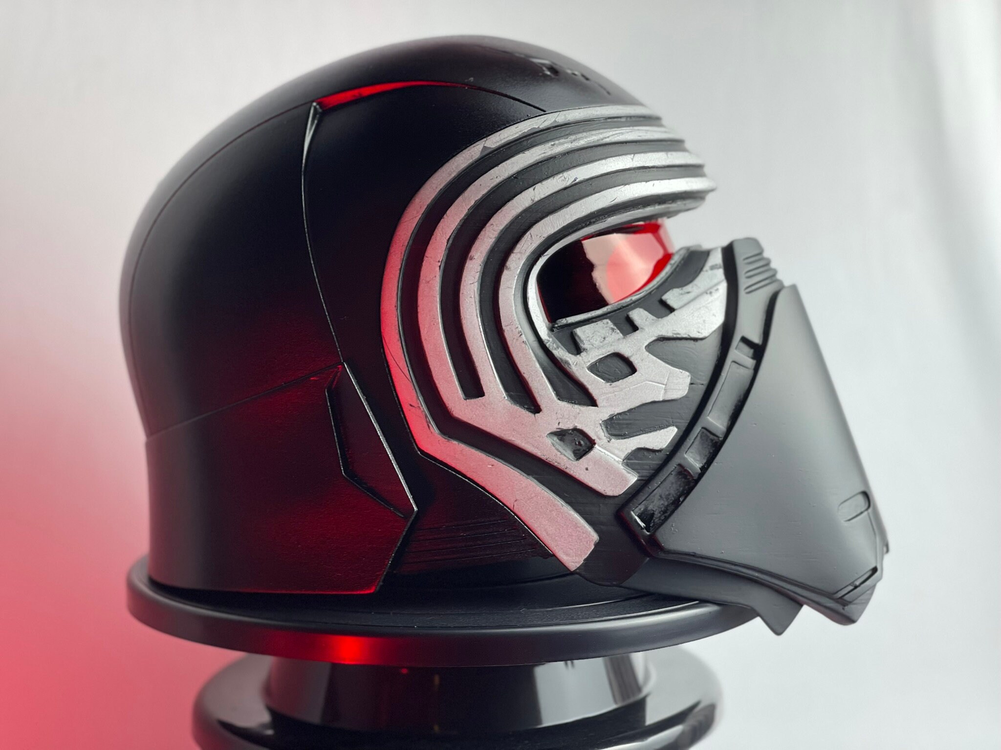 Kylo Ren DIY Hemet Kit Unfinished or Finished 3D Printed With Lens - Etsy