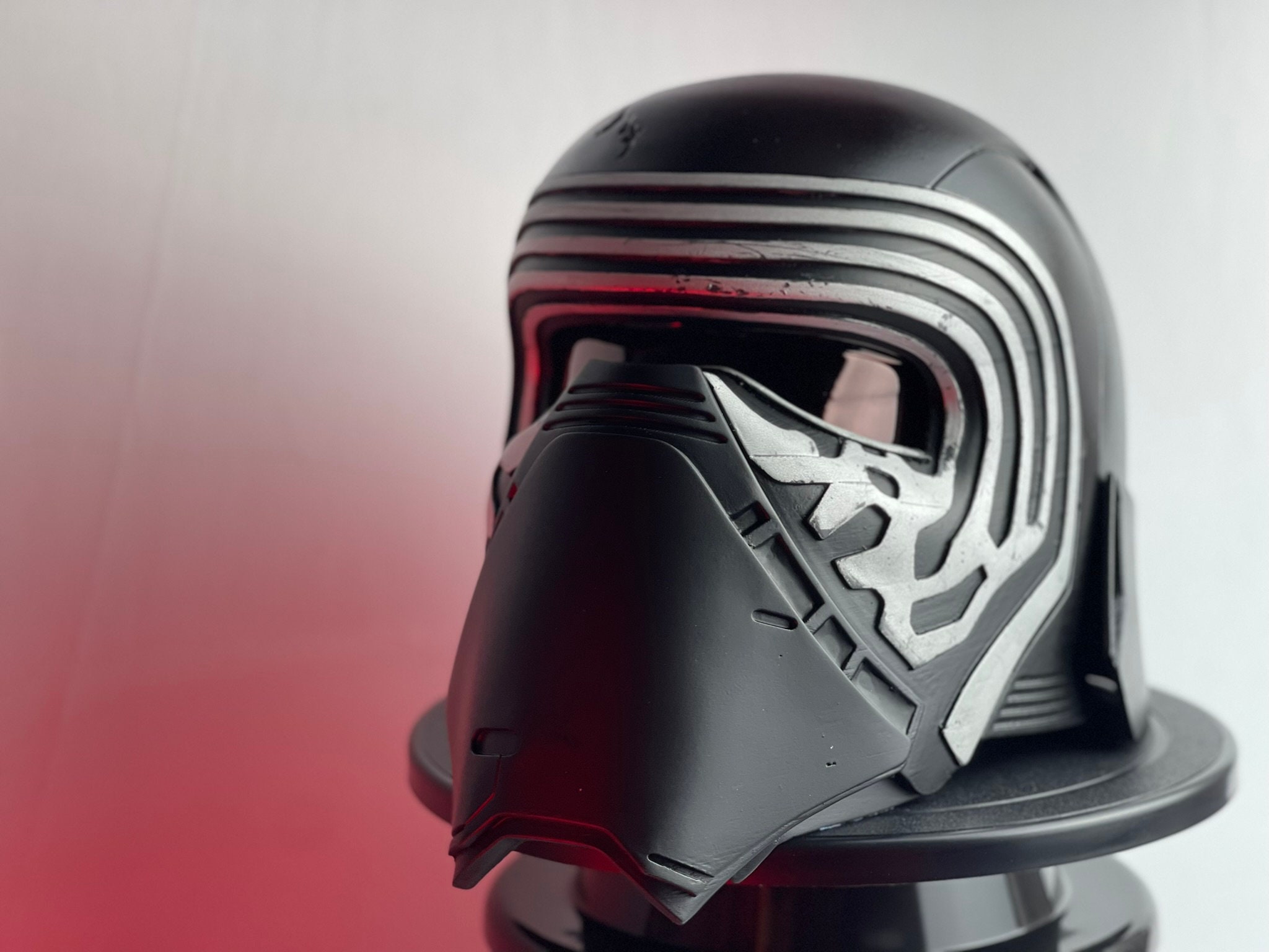 Kylo Ren DIY Hemet Kit Unfinished or Finished 3D Printed With Lens - Etsy