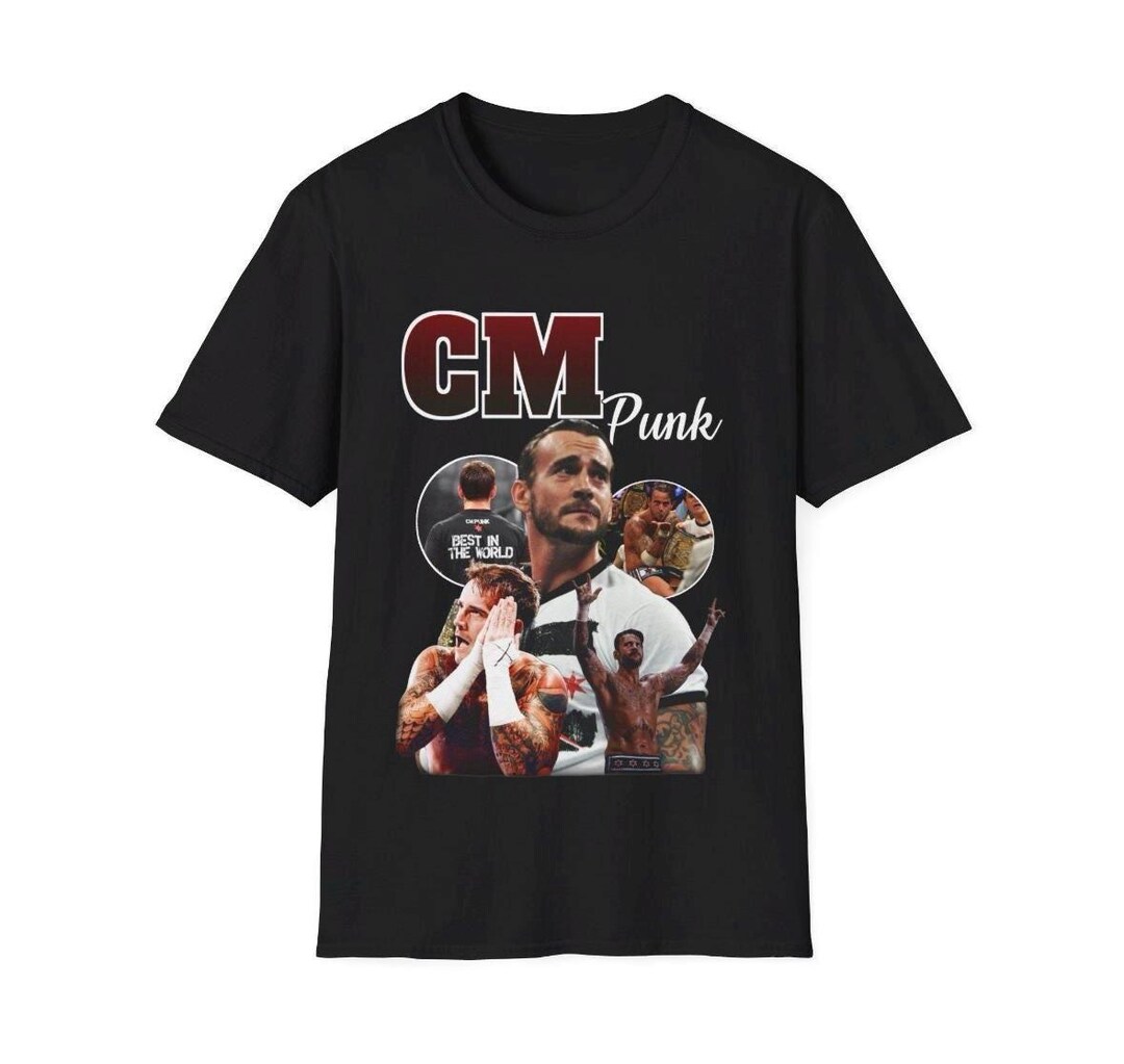 WWE CM Punk 90s Vintage Bootleg T-shirt (see Link in the Description ...