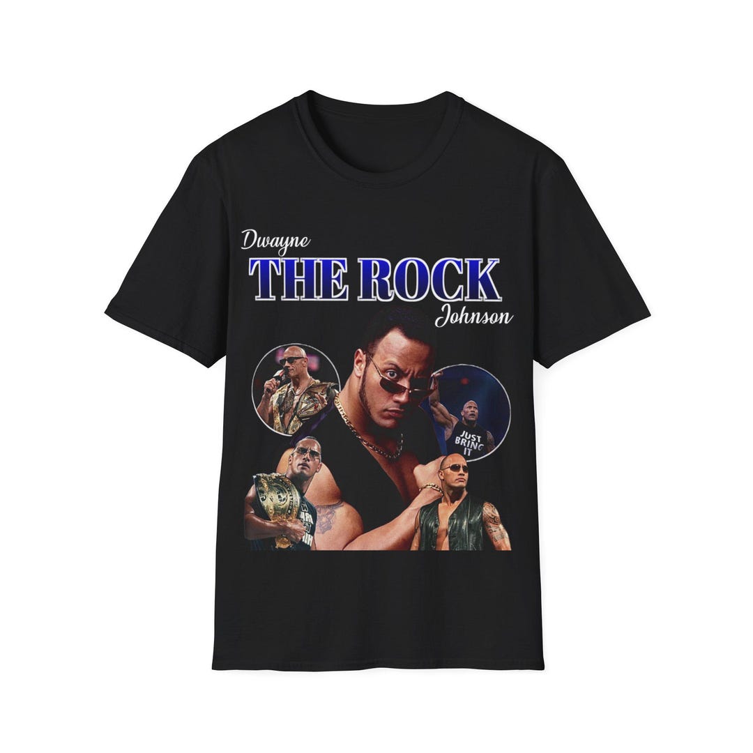 WWE the Rock 90s Vintage Bootleg T-shirt - Etsy