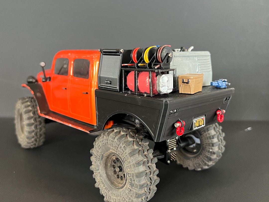 SCX24 Power Wagon Flat Bed and Welding Kit *read Description* - Etsy