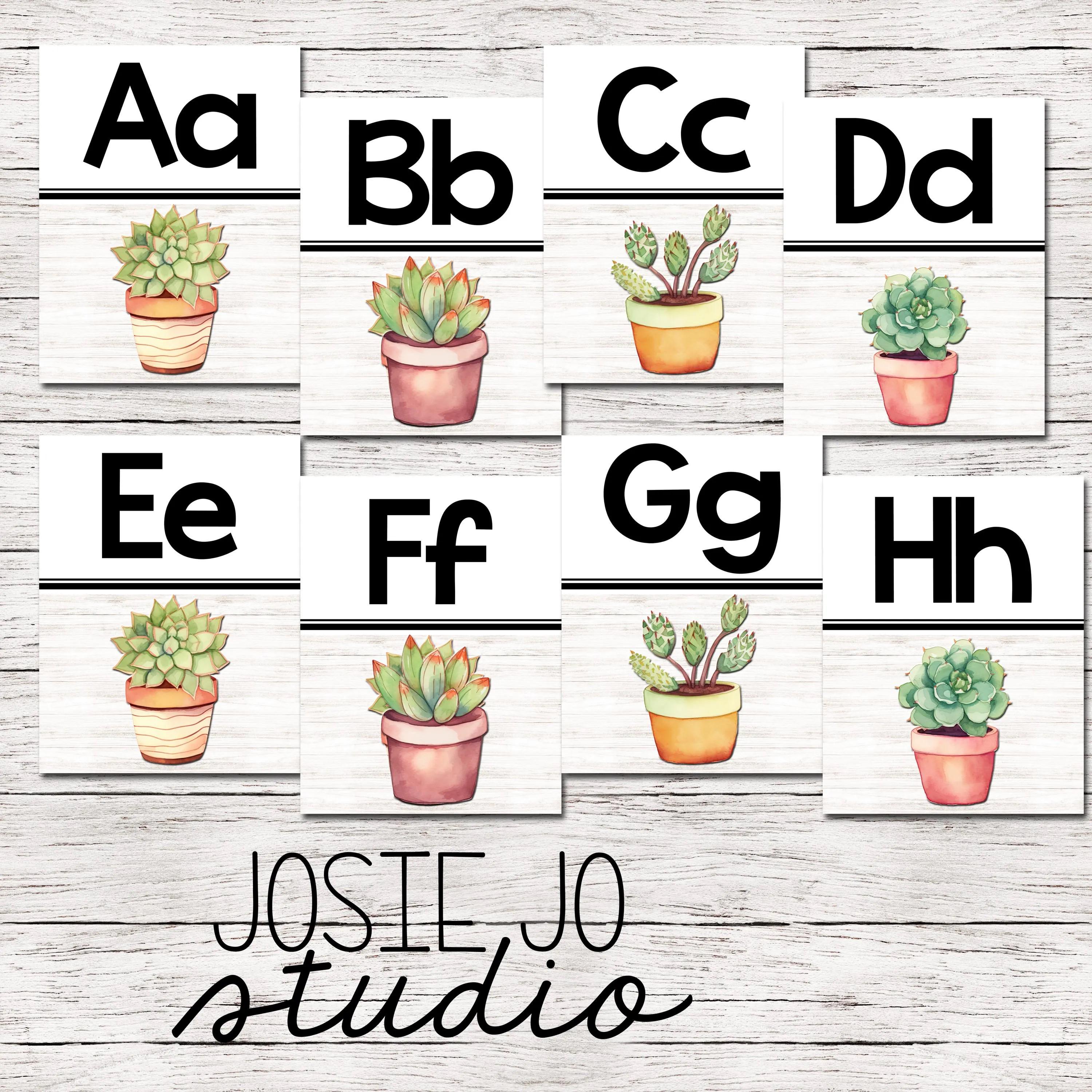 SUCCULENT Classroom Decor | PRINTABLE Classroom Decor | Neutral ...