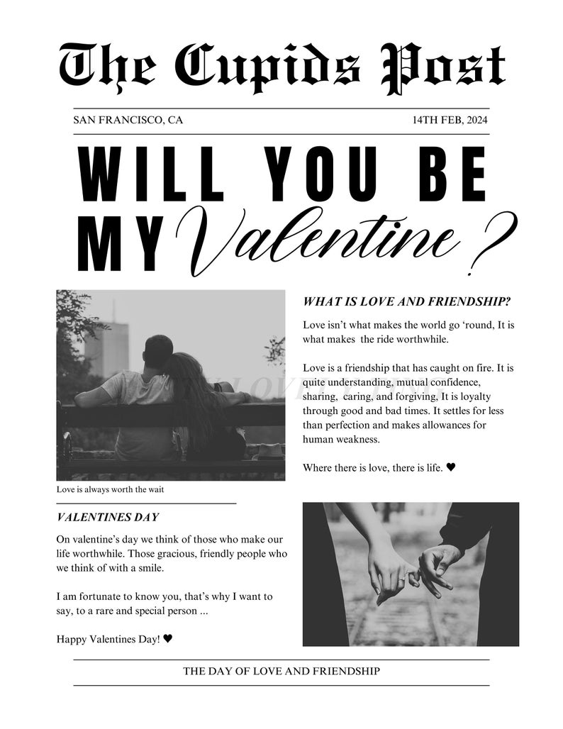 Cupids Valentines Newspaper Post for Florists | Valentines Day Decor or ...