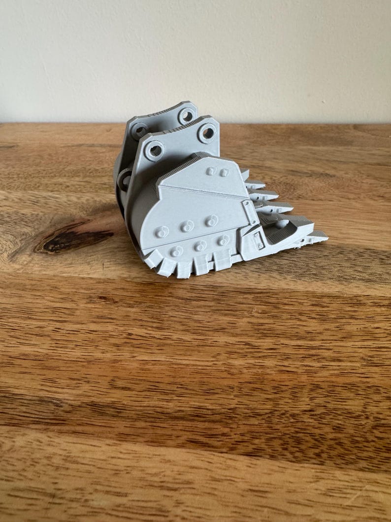 Excavator Bucket Phone Holder: Construction Gift - 3D Printed - Etsy