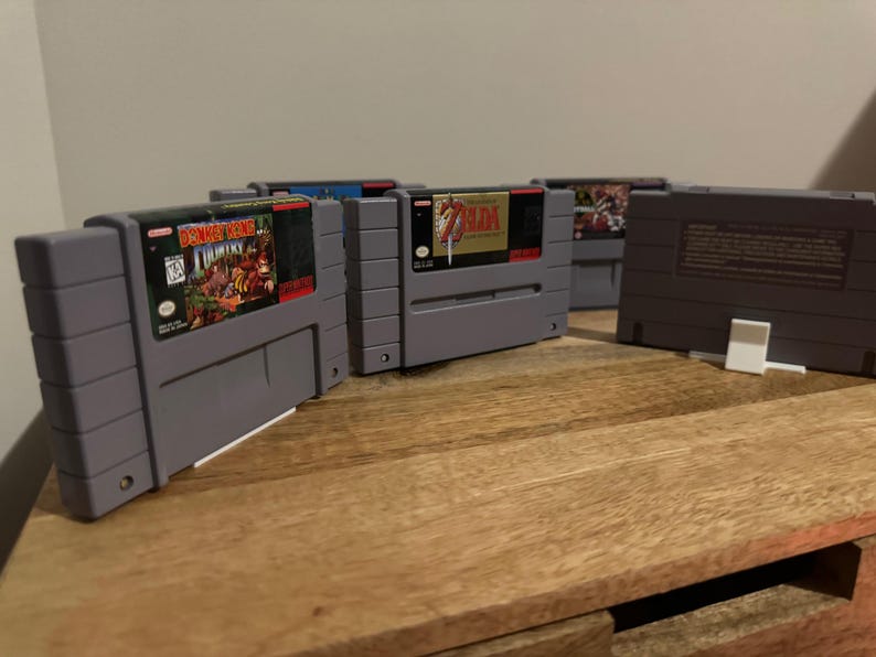 Game Wall Mounted Display 3 Pack SNES/N64 - Gamer Gift - Gift for Him ...