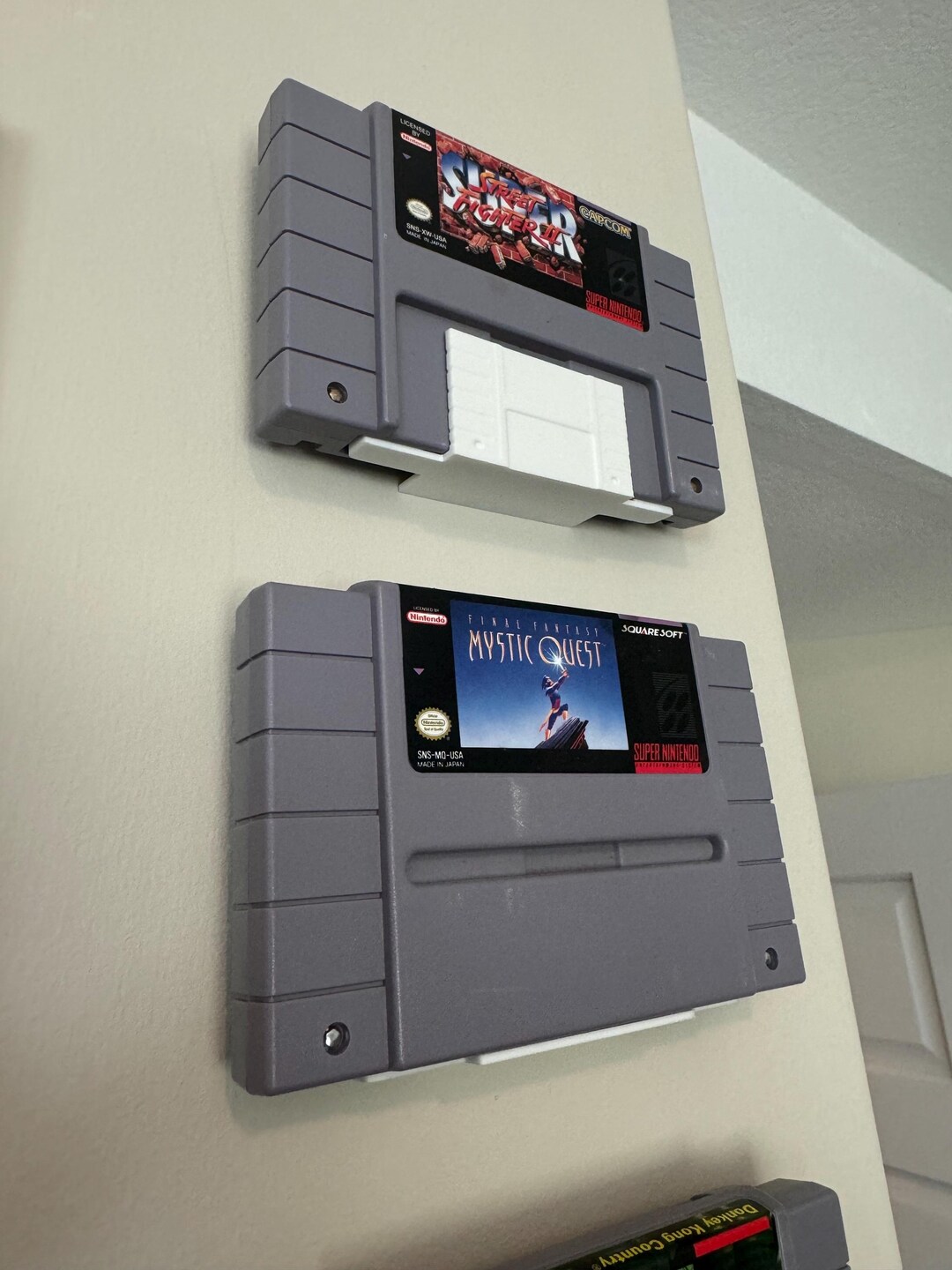 Game Wall Mounted Display 3 Pack SNES/N64 Gamer Gift Gift for Him Gamer ...