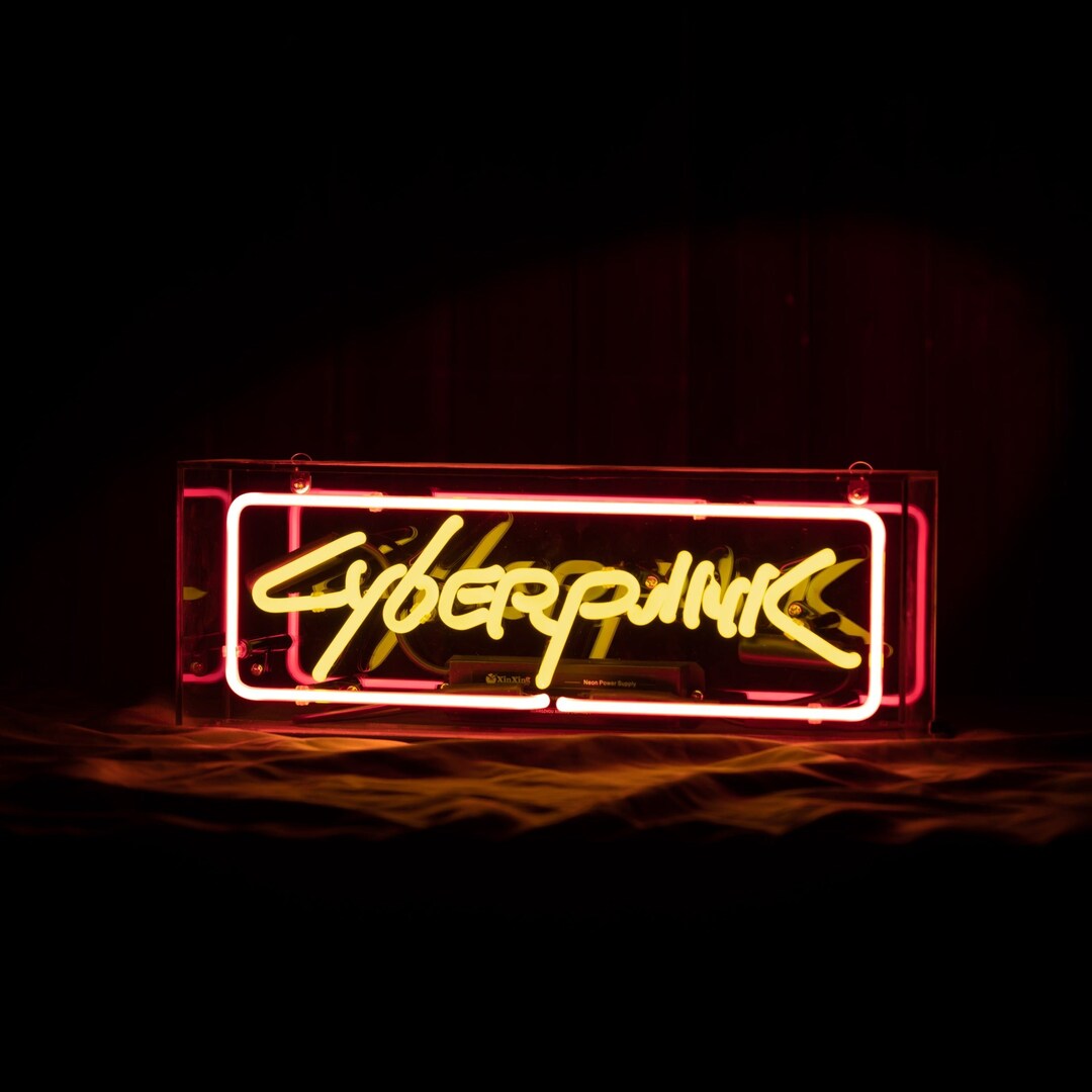 Cyberpunk 2077 Neon Light Box - Etsy