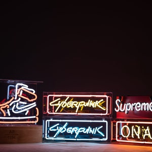 Cyberpunk 2077 Neon Light Box - Etsy