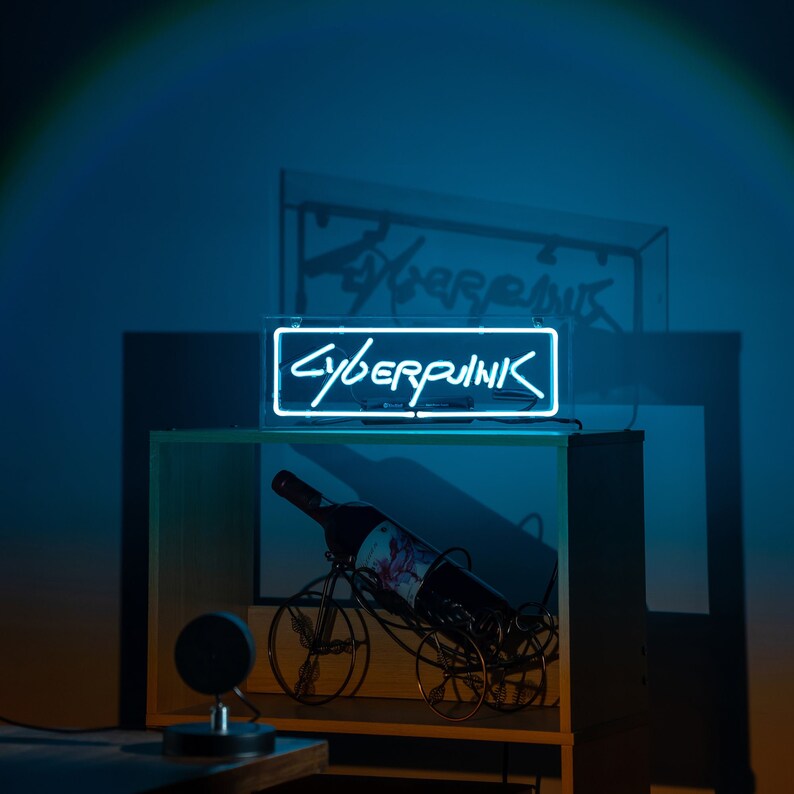 Cyberpunk 2077 Neon Light Box - Etsy