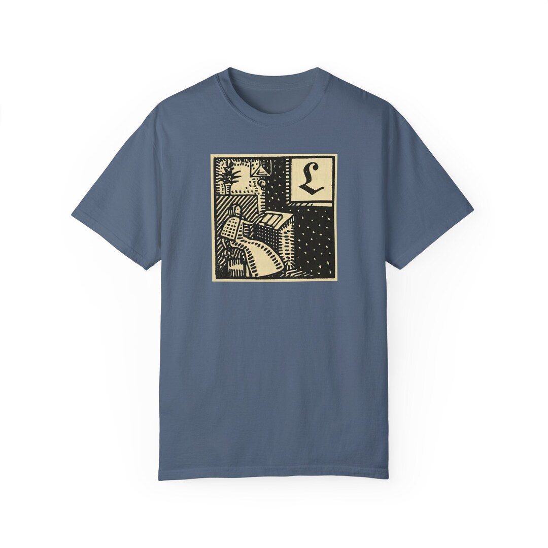 German Fairytale Wood Block Print T-shirt #2 From 1912. 100 Percent ...