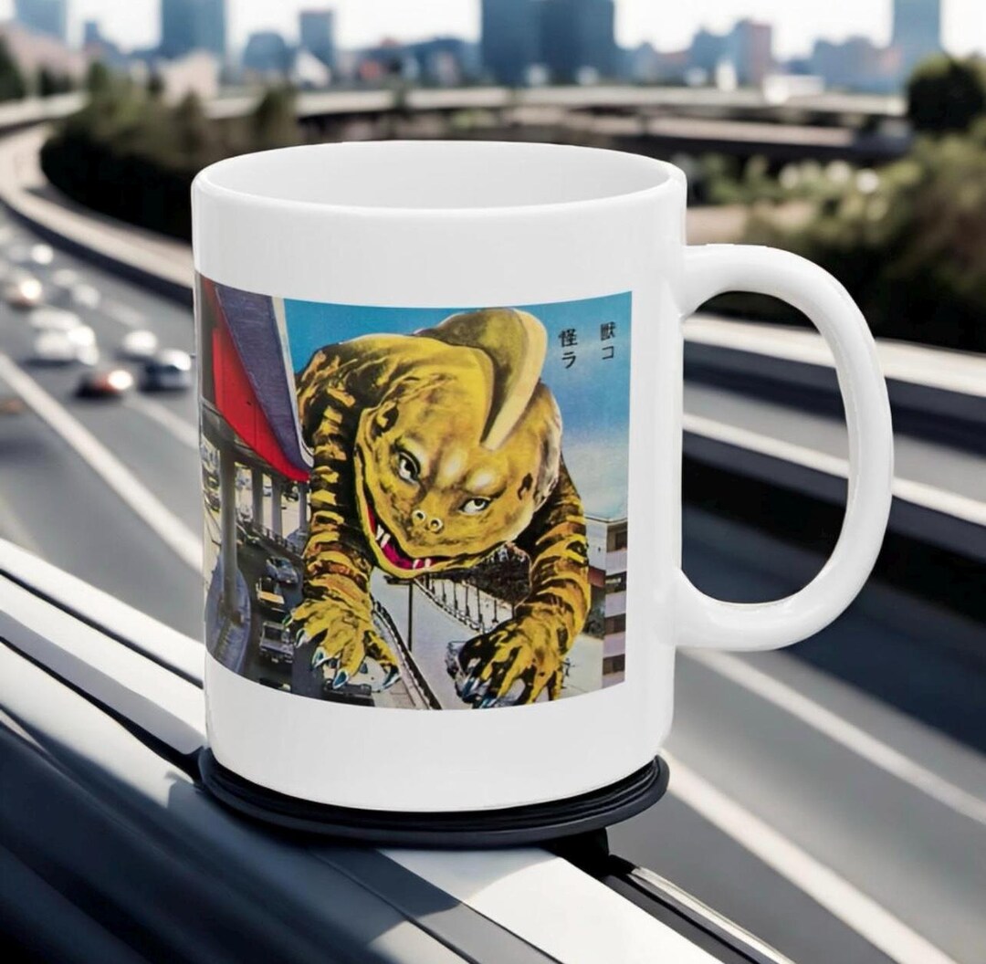 Freeway/highway Sci-fi Japanese Vintage Monster Cermamic Mug. Bpa/lead ...