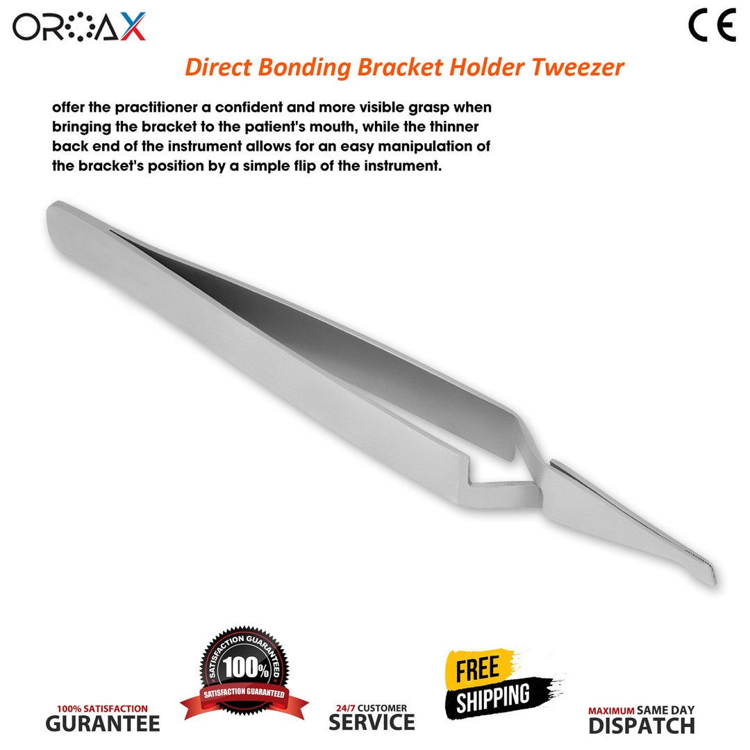 Orthodontics Direct Bonding Bracket Holder Tweezers Holding Brackets ...