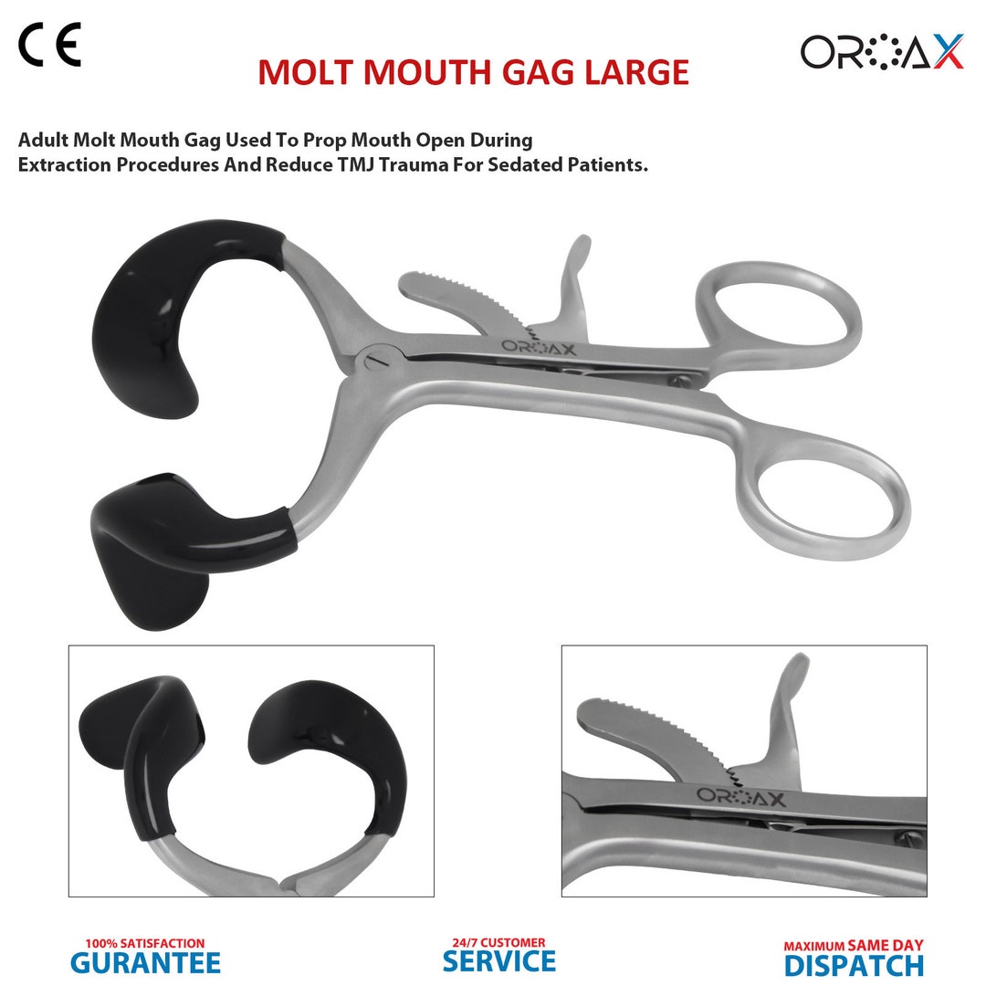 Surgical Adult Mouth Gag Retractor Oral Surgery Equipment Dental ...