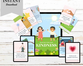 Poster Quotes for Kids About Kindness- Downloadable and Printable - Etsy