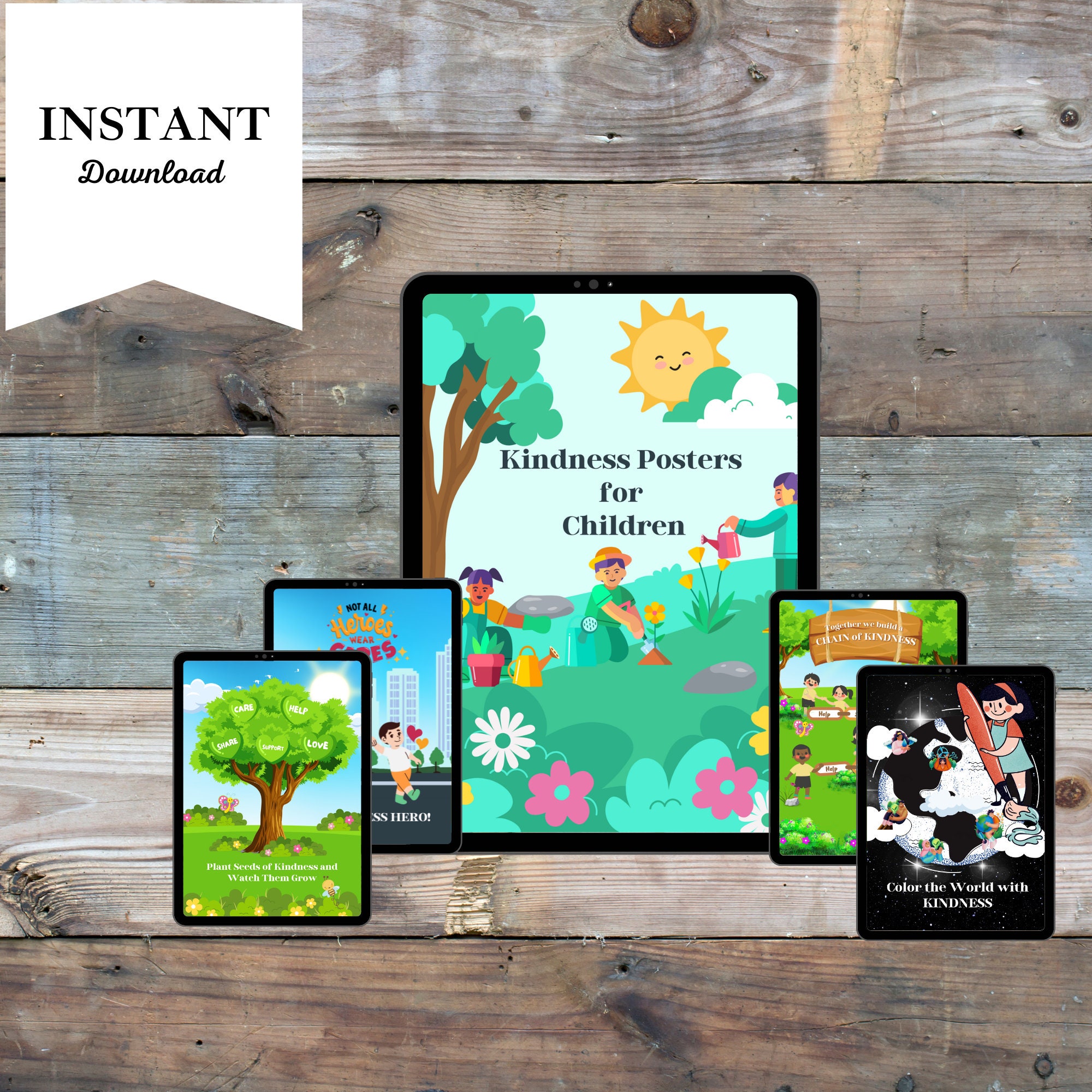 Kindness Posters for Children. Instant Download, Printable - Etsy