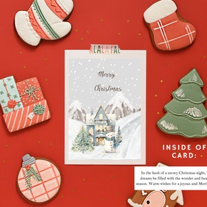 Printable Christmas Cards With Bonus Matching Envelopes - Etsy