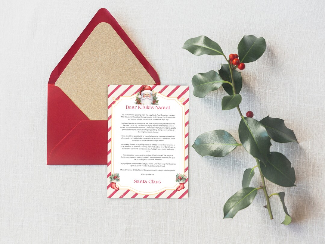 Letter From Santa Bundle - Etsy
