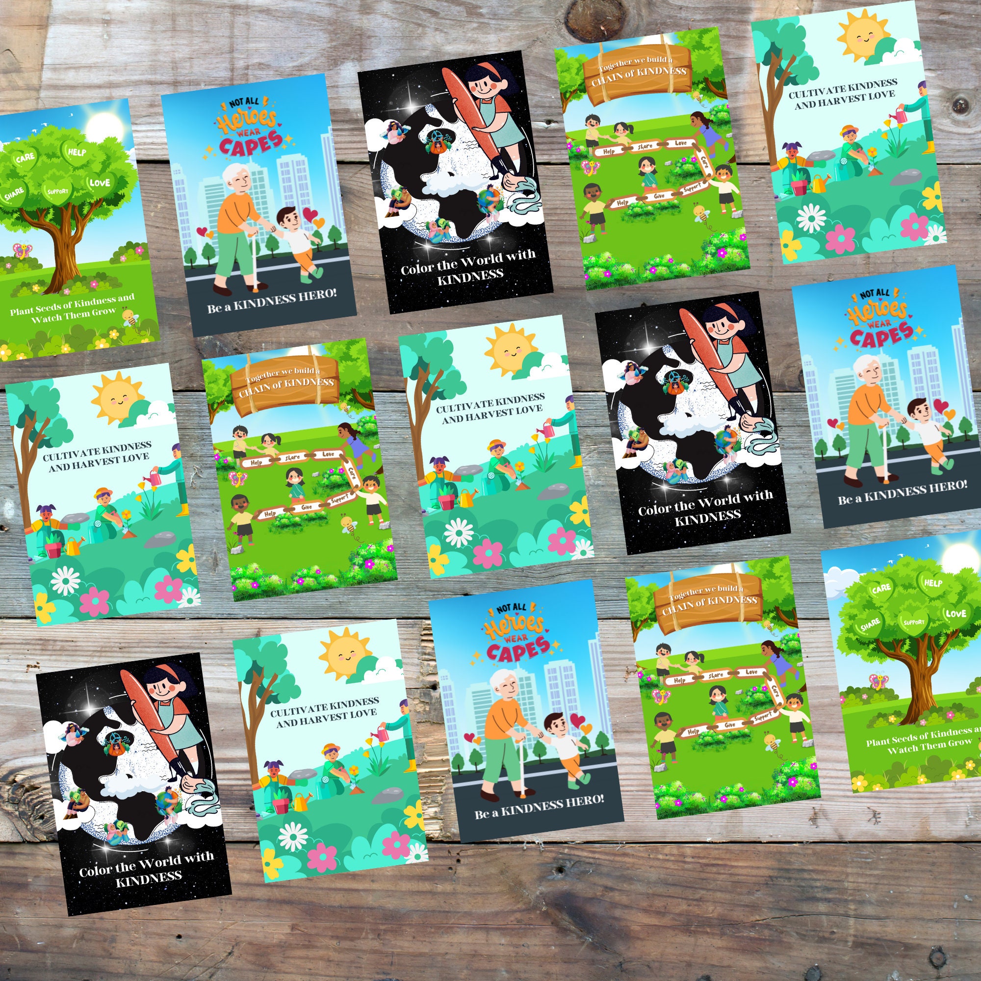 Kindness Posters for Children. Instant Download, Printable - Etsy